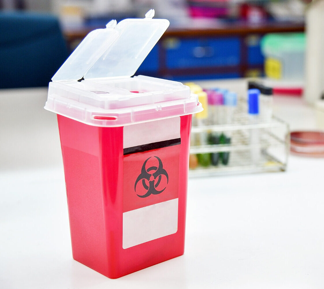 Sharps Disposal - Sharp Red Bag Medical Waste Disposal