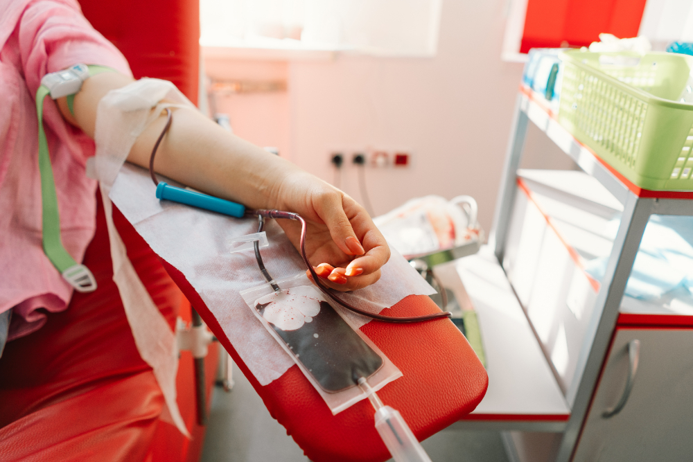 Blood Bank And Donation Center Medical Waste Disposal - Sharp Red Bag ...
